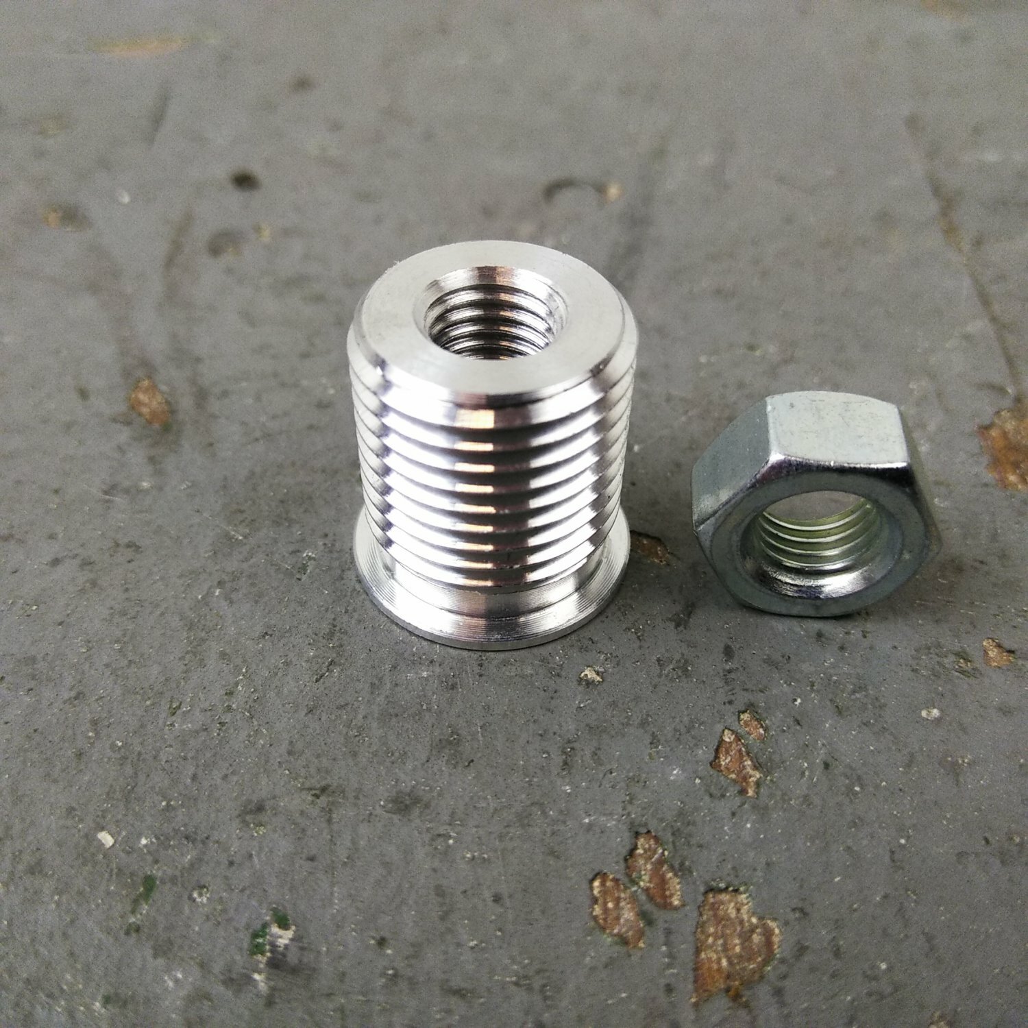 5/16-24 To 16mm x 1.5 Custom Shift Knob Adapter Rat Rod Early Ford 32 ...