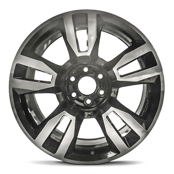 New Wheel For 18-20 Chevy Tahoe 22 inch 22x9″ Black Aluminum Rim ...