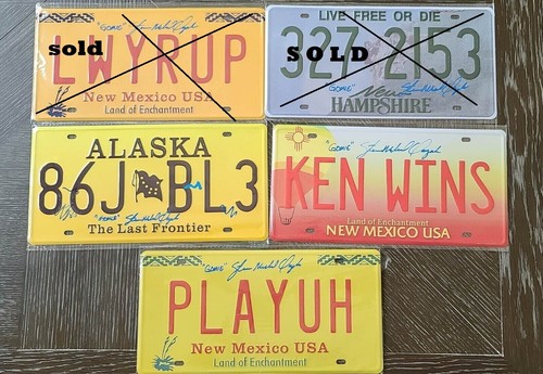 BREAKING BAD LICENSE PLATE - BETTER CALL SAUL(you pick1 ) STEVEN ...