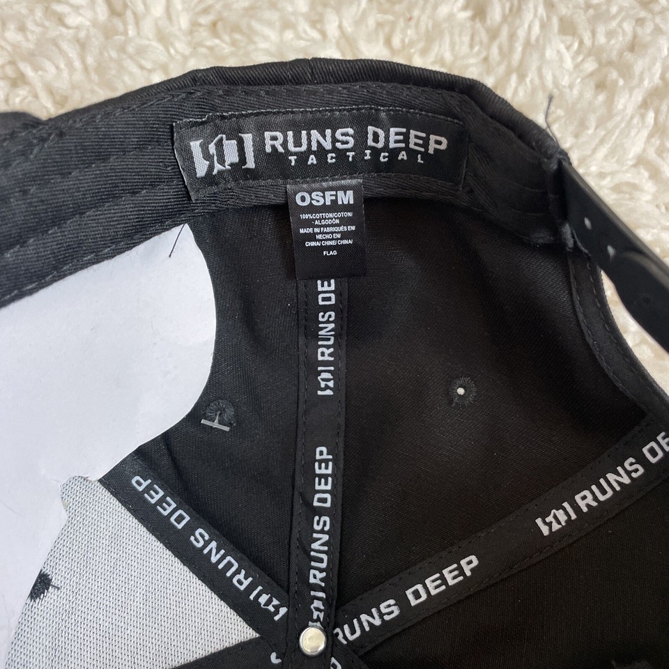 Runs Deep Tactical USA Adjustable Hat | eBay