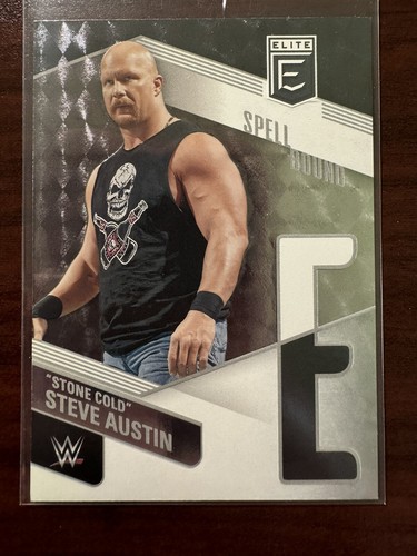 2023 Donruss Elite WWE Spell Bound #19 Stone Cold Steve Austin Letter ...
