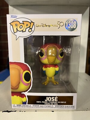 Disney World 50th Anniversary - Parrot Jose Pop Vinyl | eBay