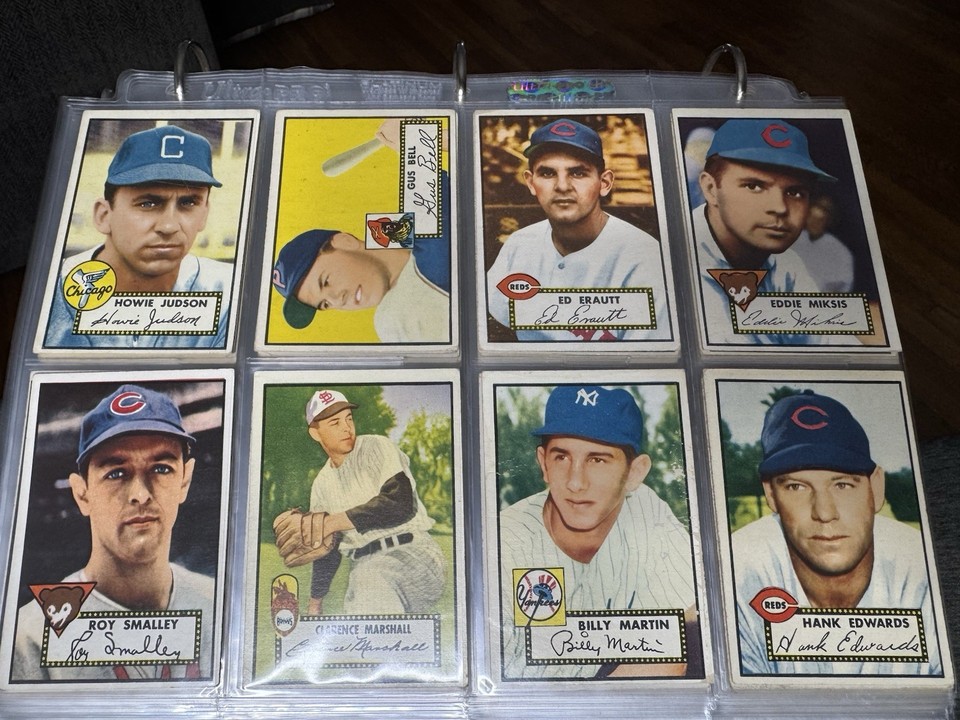 1952 TOPPS BASEBALL COMPLETE SET LOW# 1-310 PSA w/ WILLIE MAYS PSA 1 ...