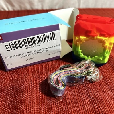 Bitzee Magicals Silicone Case Rainbow Brand New With Lanyard | eBay