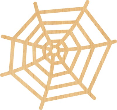Spider Web Laser Cut Out Wood Shape Craft Supply - Woodcraft Cutout | eBay