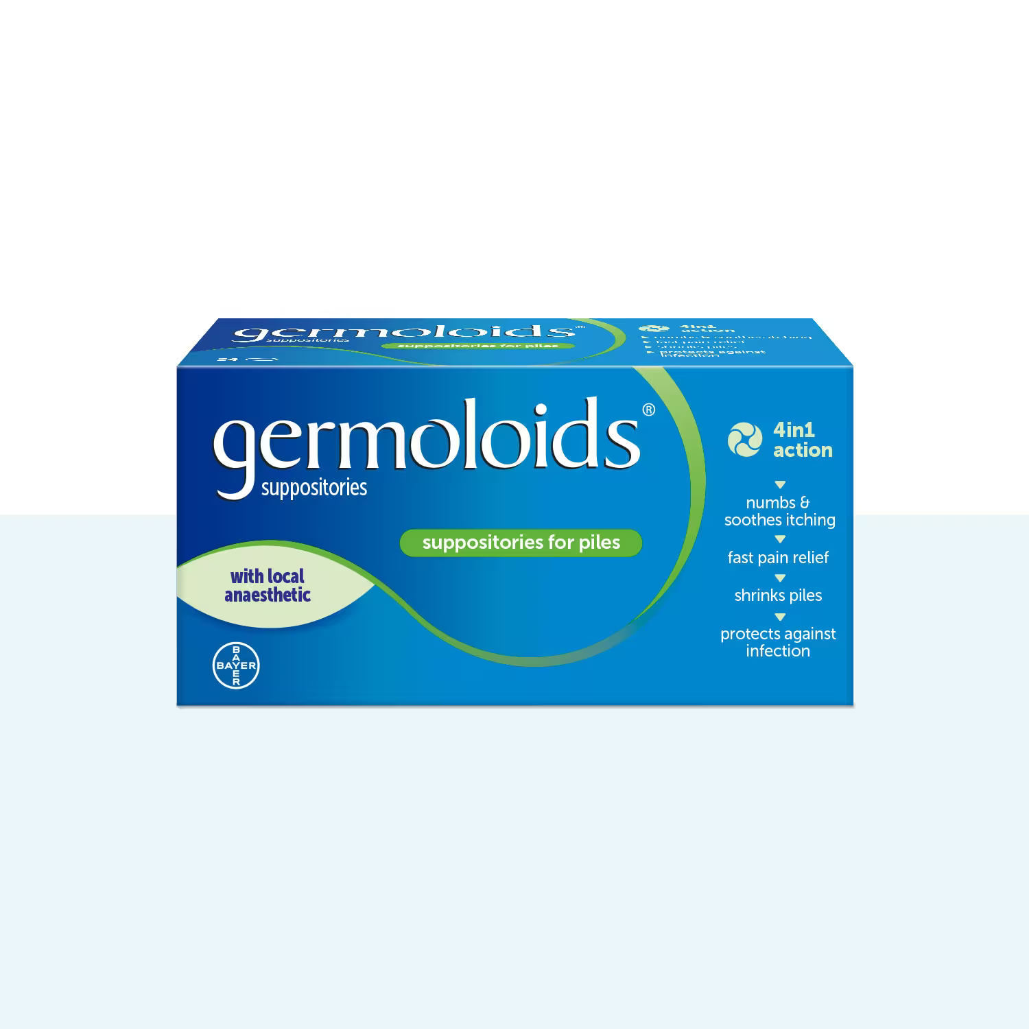Germoloids Suppositories/Ointment/Cream- Itching, Pain, Haemorrhoids ...