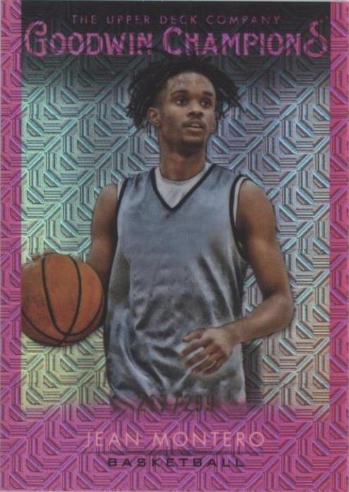 2021 Upper Deck Goodwin Champions - Platinum Jean Montero #9 Pink Traxx ...