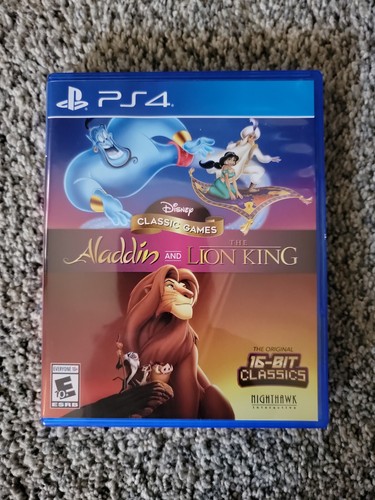 Disney Classic Games Aladdin and The Lion King PlayStation 4 PS4 ...