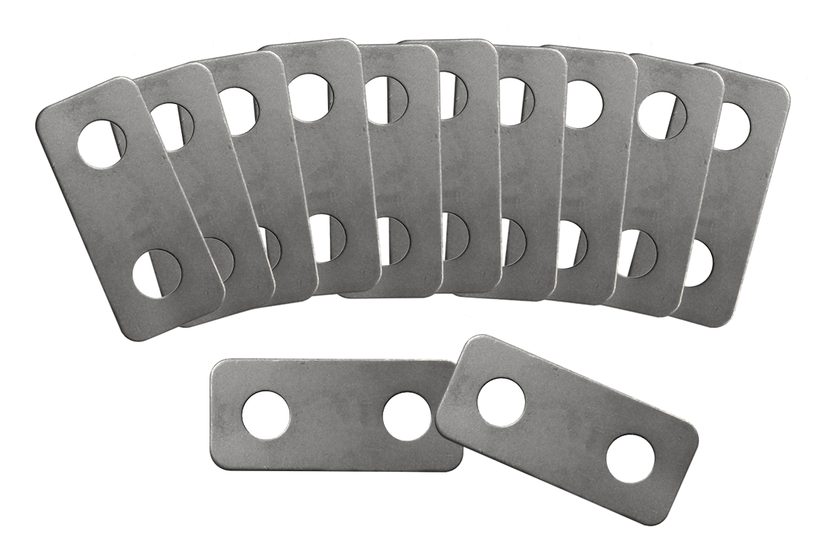 12 Door Latch Shims 64-72 Chevy GMC Pickup Suburban Blazer (Key Parts ...