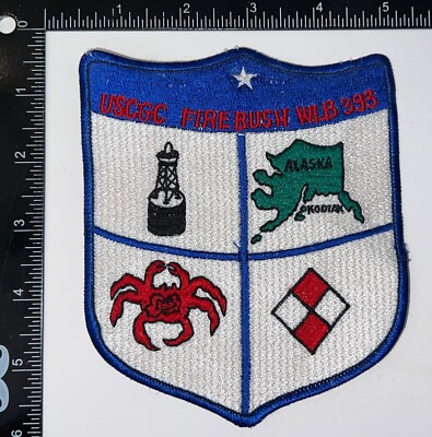 USCG US Coast Guard Cutter Fire Bush WLB-393 Alaska Patch | eBay