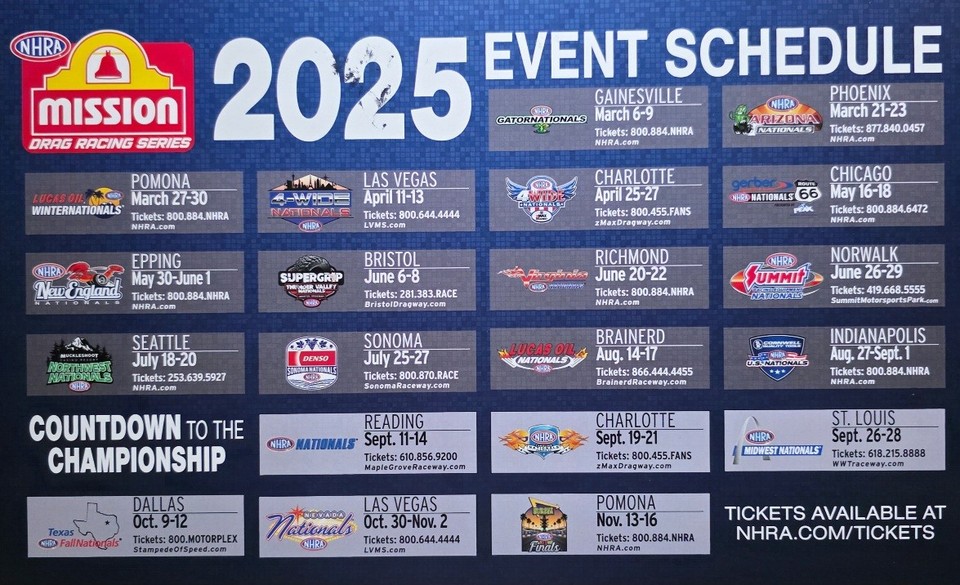 2024 Women Of NHRA SEMA Show Hero Card Signed By 10 ENDERS PRUETT ...