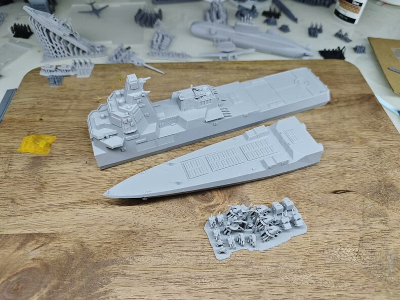 3D Printed 1/700 HMS Dreadnought‌ Unpainted model kit | eBay