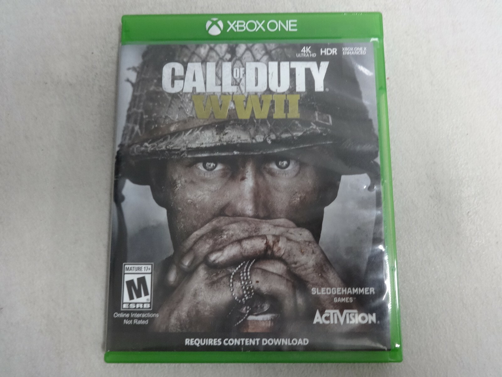 Call Of Duty WWII XBOX One XB1 Complete Disc Box & Manual Free Ship | eBay