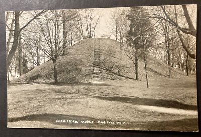 Prehistoric Mound Marietta Ohio RPPC | eBay