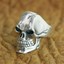 Handmade 925 Sterling Silver CZ Eyes Skull Ring Men Biker Punk Gothic ...