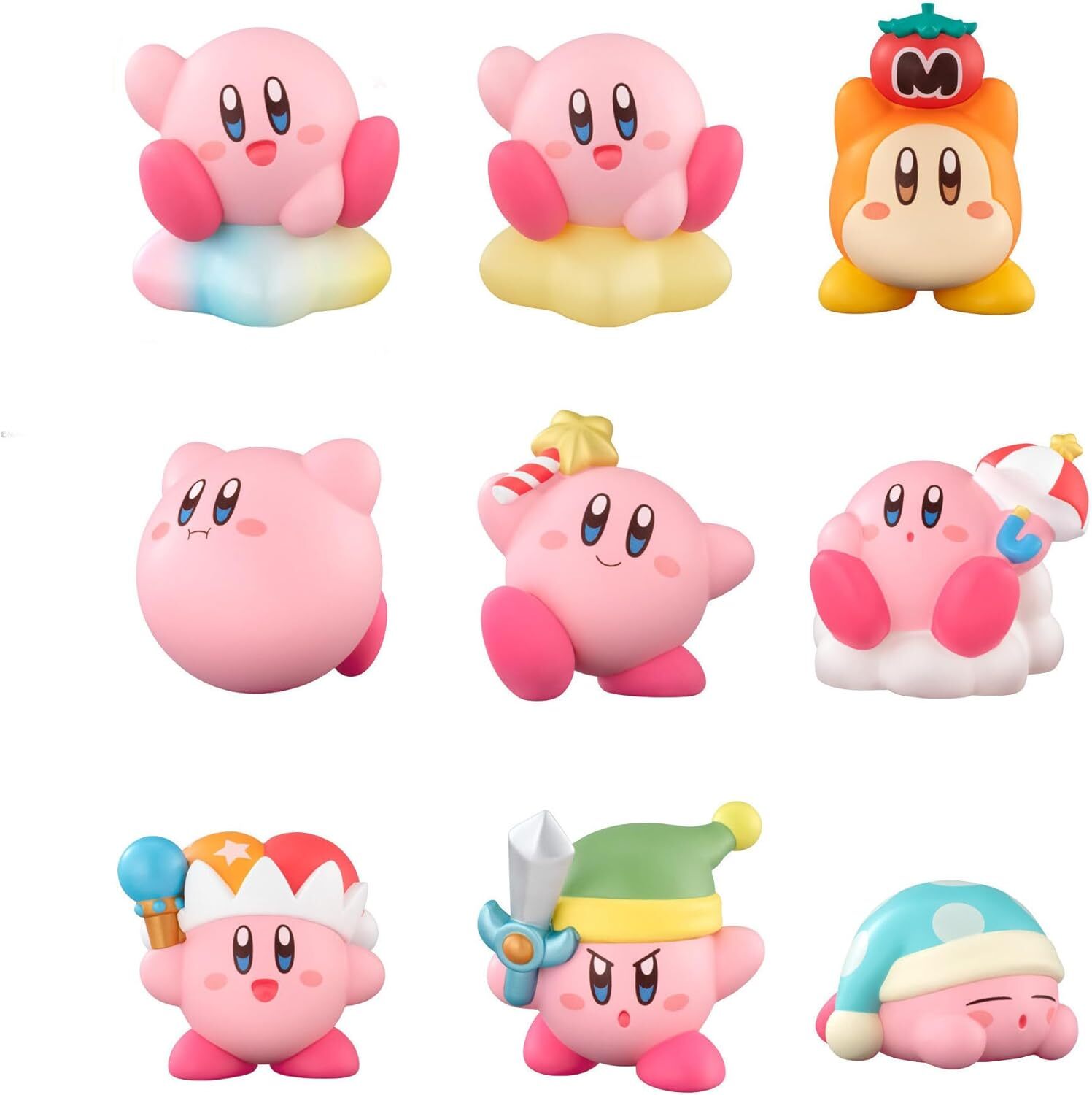 Kirby of the Stars Kirby Friends All 9 Types Full Complete Resale Japan ...