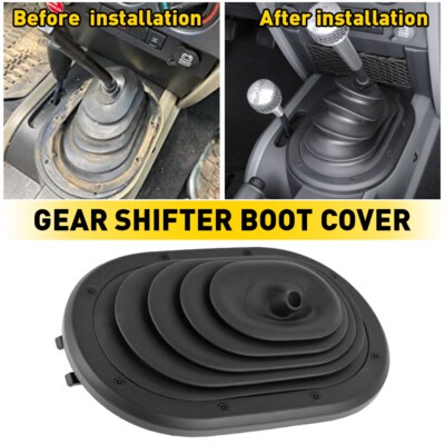 Manual Transmission Gear Shifter Boot Shift Cover For Jeep Wrangler JK ...