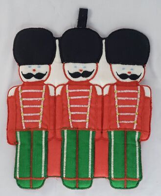 Franco Nutcracker Potholder Vintage Christmas | eBay