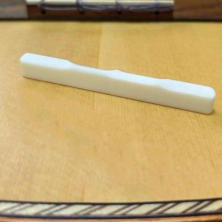10x Bone Ukulele Saddle 2-3/8" (60mm) Luthier Compensated DJ55 | eBay