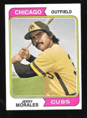 1974 Topps Baseball Jerry Morales Chicago Cubs #258 NM | eBay