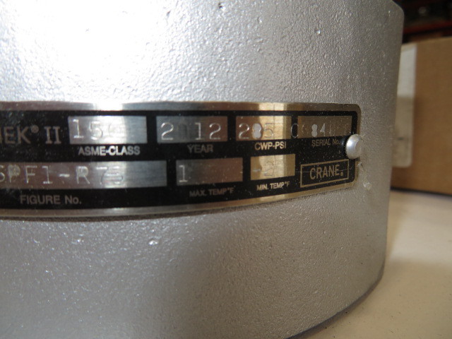 3" Crane Duo-Chek H15SPF1-R73 150# WCB Threaded Lug Check Valve NEW NO ...
