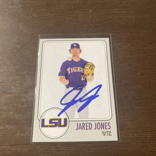 Jared Jones Autographed Novelty Baseball Card! 2025 MLB Draft Prospect ...
