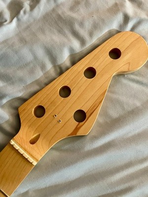 5 String Bass Guitar Neck VERY SHARP FRETS Free Shipping! | eBay