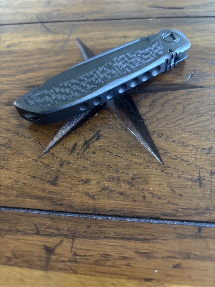 Microtech Anax T/E Full DLC W/ Carbon Fiber Inlay | eBay