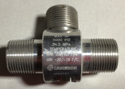 CAMERON, NUFLO, 9A-10101002, LIQUID TURBINE FLOW METER, 1" | eBay
