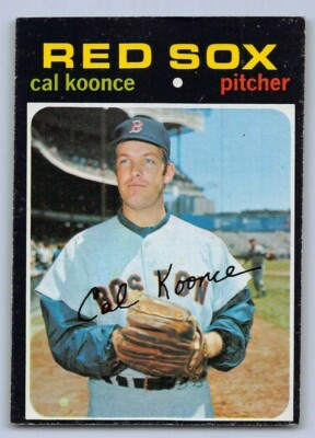 1971 CAL KOONCE - Topps Baseball Card # 254 - BOSTON RED SOX | eBay