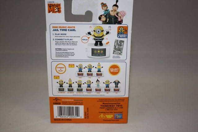 Despicable Me3 Me 3 Mini Music Mate Jail Time Minion Carl Action Figure ...