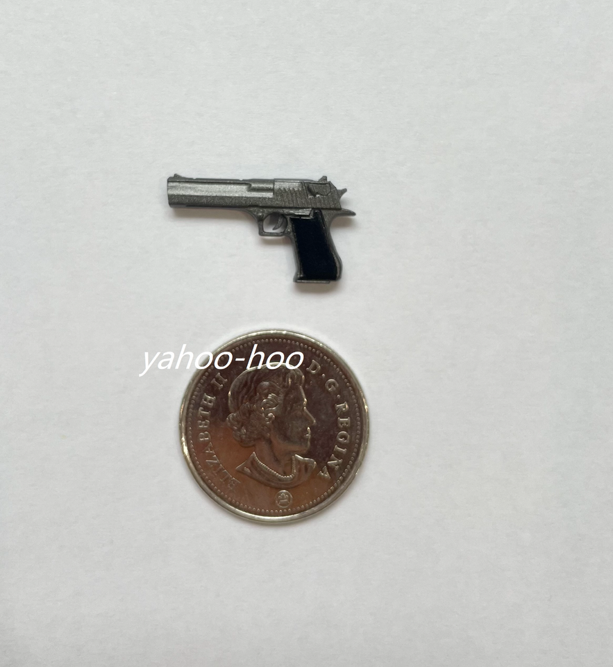 1/12 SCALE Agent Pistol Handgun B Weapon Model Toy for 6" Action Figure ...