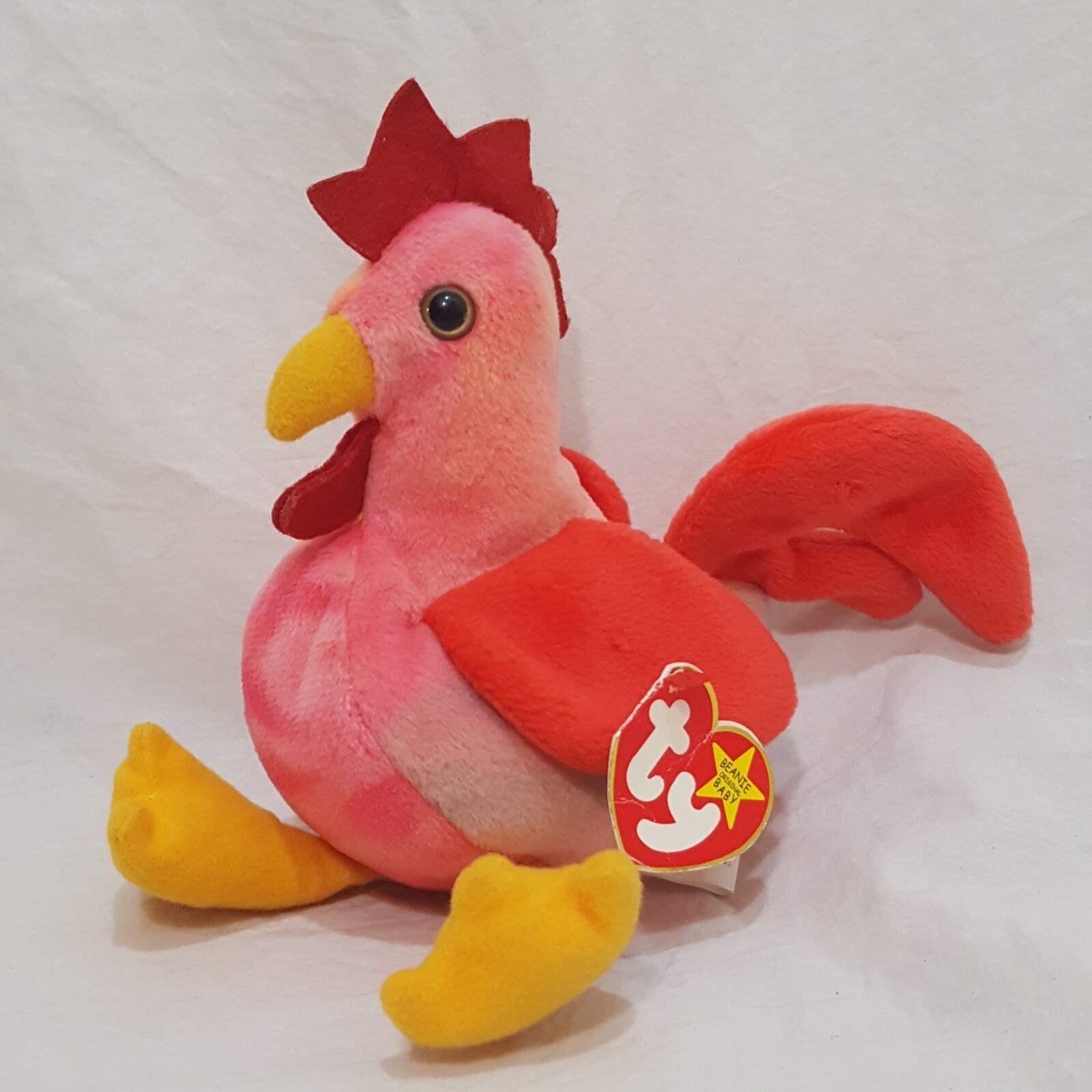 Rooster Strut 1996 Ty Plush Stuffed Animal 5" Farm Country | eBay