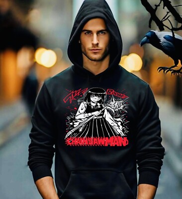 Chainsaw Man hoodie Chainsaw Man Anime CSM Denji Power Black hoodie All ...