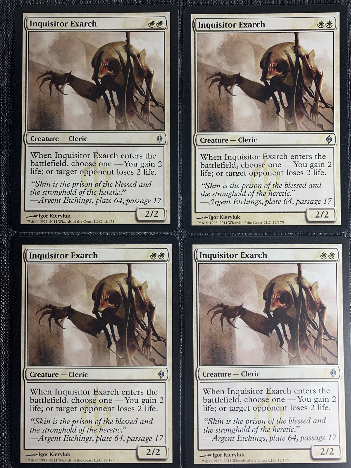 4x Inquisitor Exarch NM-LP New Phyrexia MTG Magic The Gathering | eBay