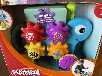 Playskool Stack n Spin Monkey Gears Toy Building Skills Gear ...
