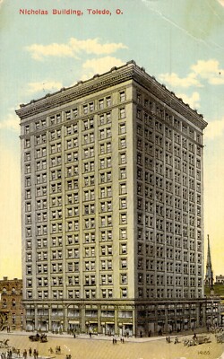 1912 Nicholas Building, Toledo Ohio VTG Postcard Posted M10 | eBay