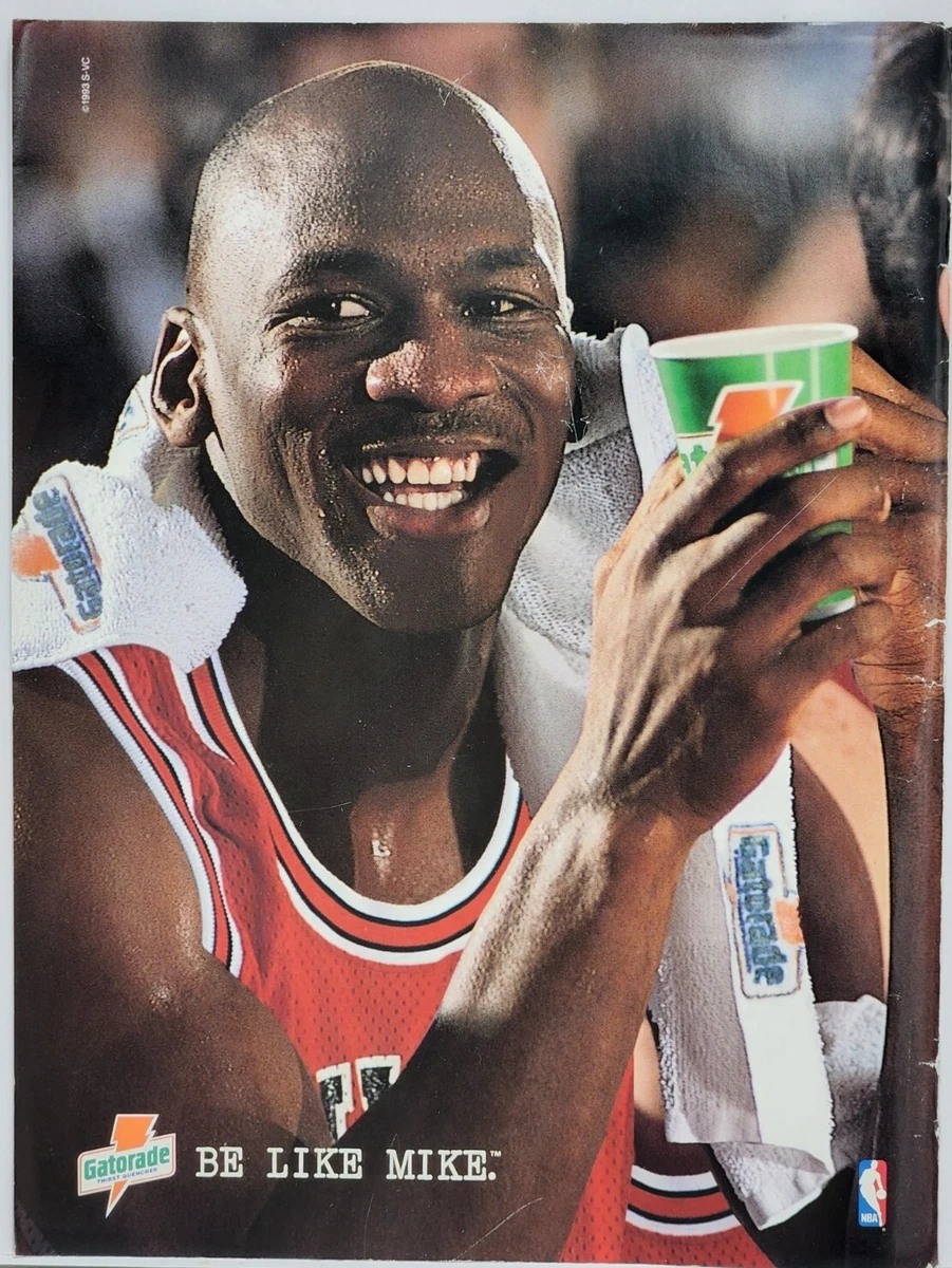 Jordan Drinking Gatorade