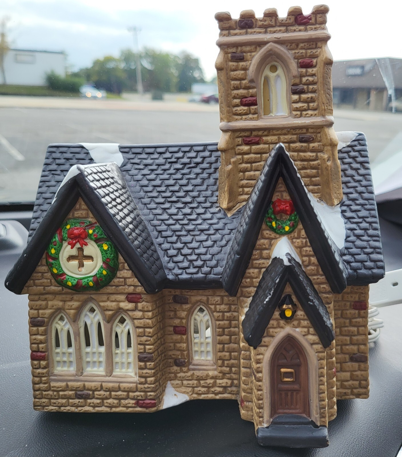 Dickens Keepsake Porcelain Vintage Lighted Church O'Well Novelty 1995 ...