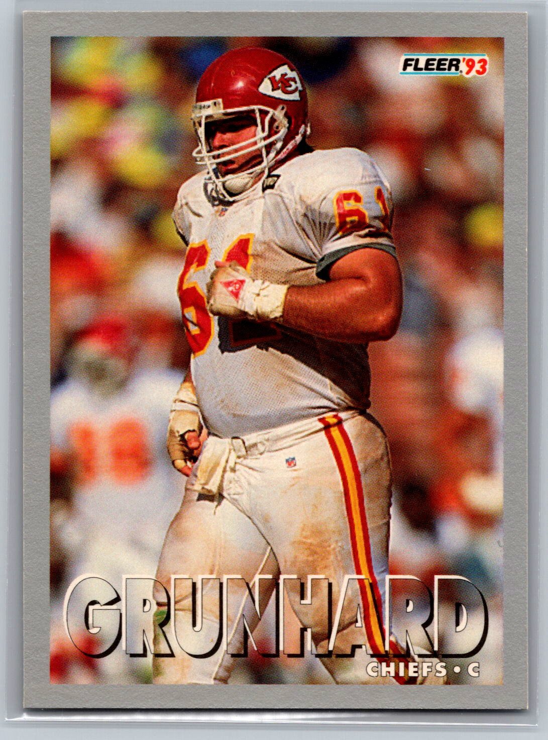 1993 Fleer Football #467 Tim Grunhard Kansas City Chiefs | eBay