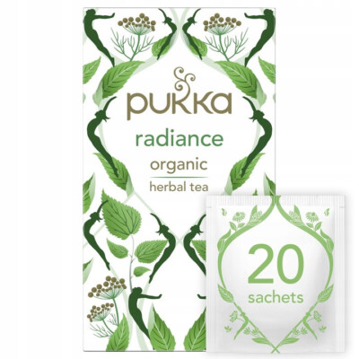 Pukka RADIANCE - Organic Herbal Tea 20 Sachets 36g / 1.26oz | eBay