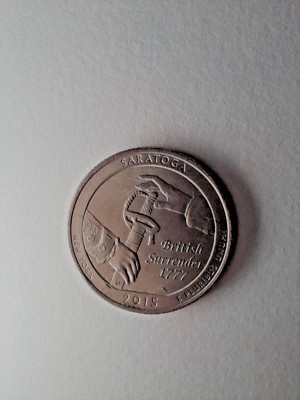 rare 2015 saratoga quarter British Surrender 1777 silver | eBay