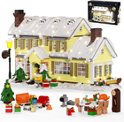 Christmas Holiday House Building Set, DIY Christmas Holiday Snow ...