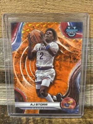 2024-25 Bowman U Best Orange Mini-Diamond Refractor /25 AJ Storr #4 | eBay