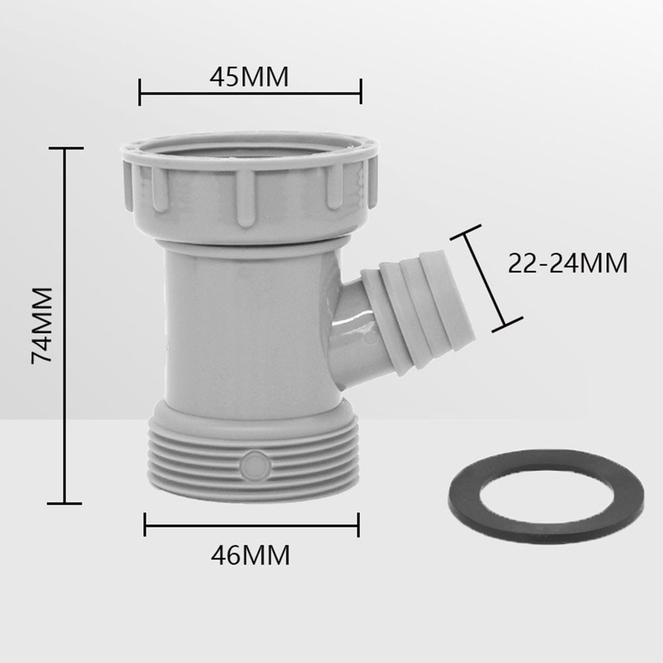High Quality Sink Drain Connector 45mm Pipe Conversion Joint Overflow ...
