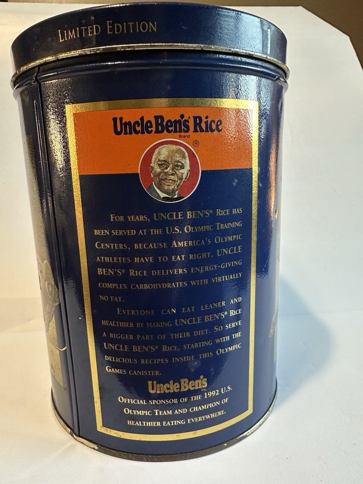 Uncle Ben’s Rice Commerative Tin 1992 Winter Olympics Albertville ...