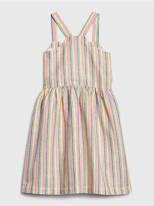 GAP GIRL'S RAINBOW STRIPE SUMMER PATIO DRESS $49.95 SZ 10 BNWT | eBay