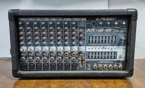 Peavey Model XR684 Nine Channel Stereo Powered Mixing Amplifier PA ...