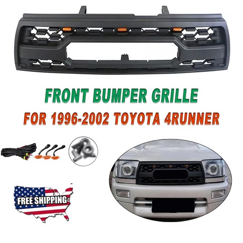 Fits For 1996-2002 TOYOTA 4RUNNER Front Grille Bumper Mesh Grill Matte ...