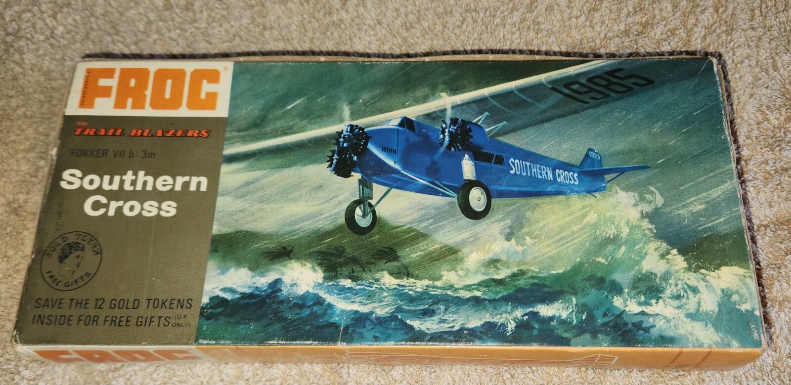 Frog models Fokker VIIB-3m "Southern Cross". 1/72 scale plastic model ...